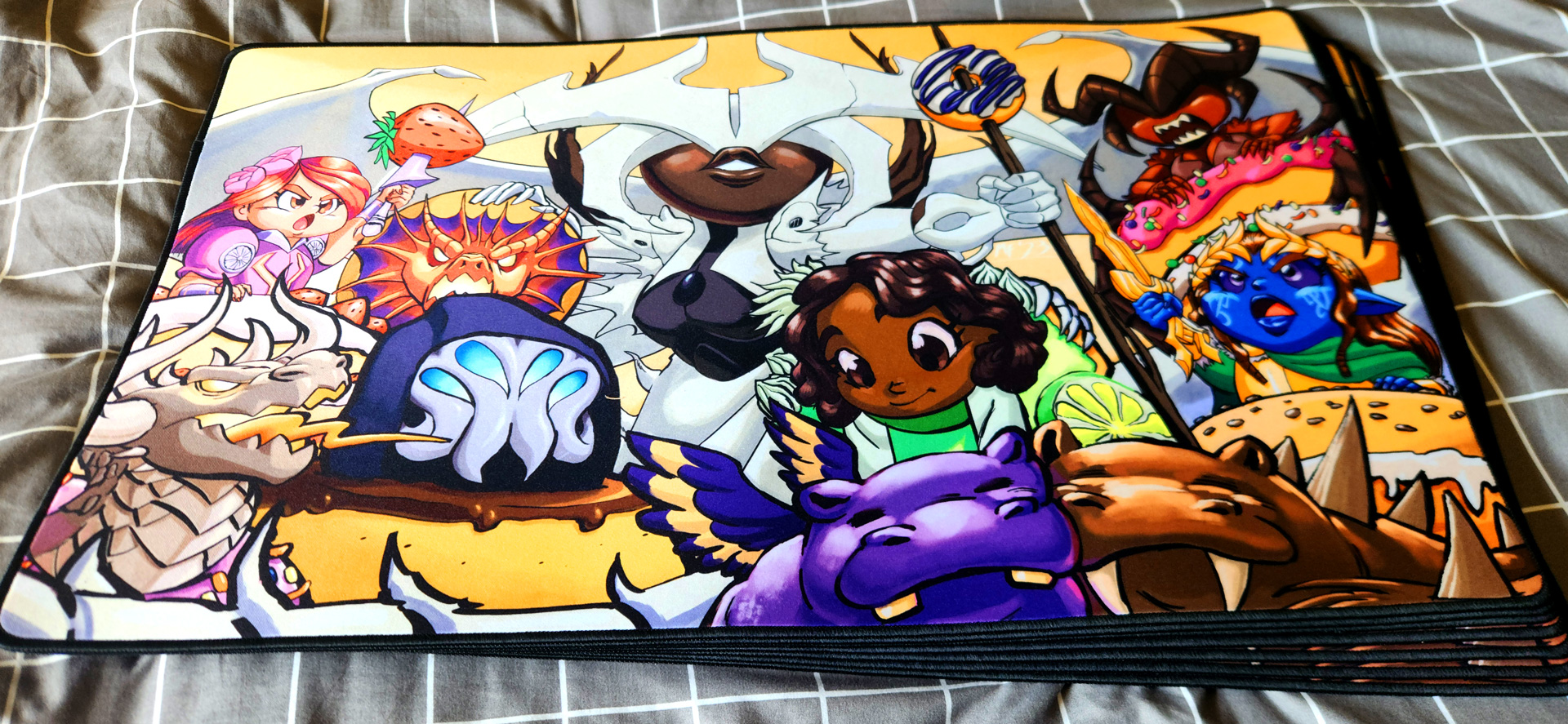 Chibi Commanders TCG Playmat - MastaFran ComicsMastaFran Comics